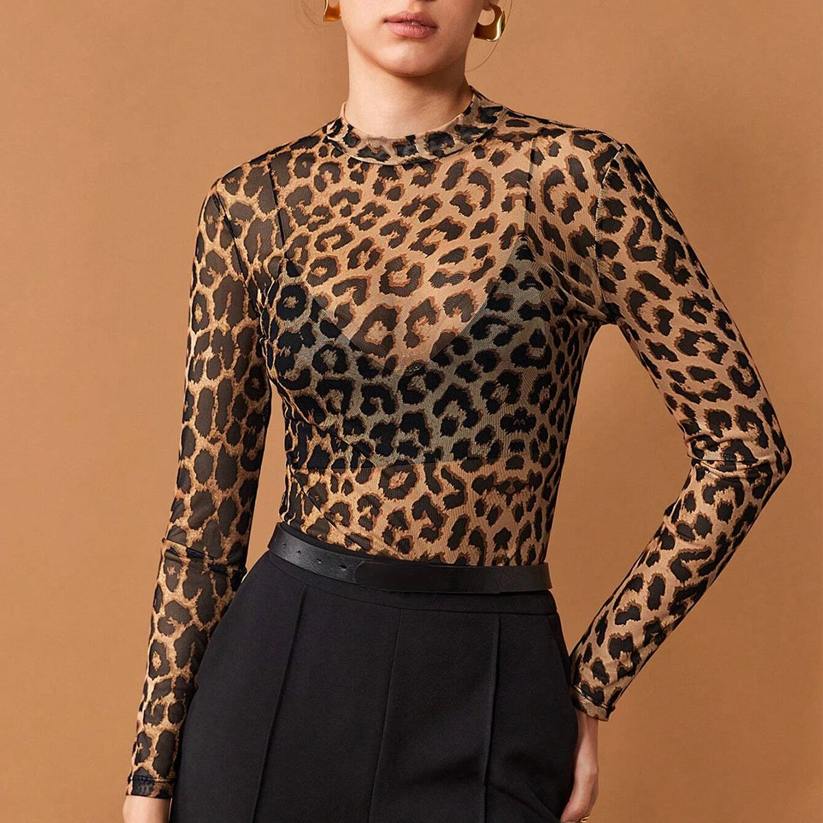 LeClair Sheer Mesh Top – The Belfaire