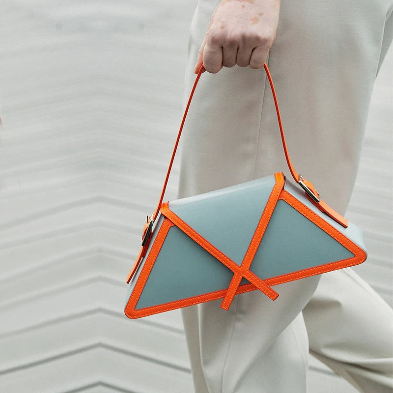 Vera Triangle Flap Shoulder Bag – The Belfaire