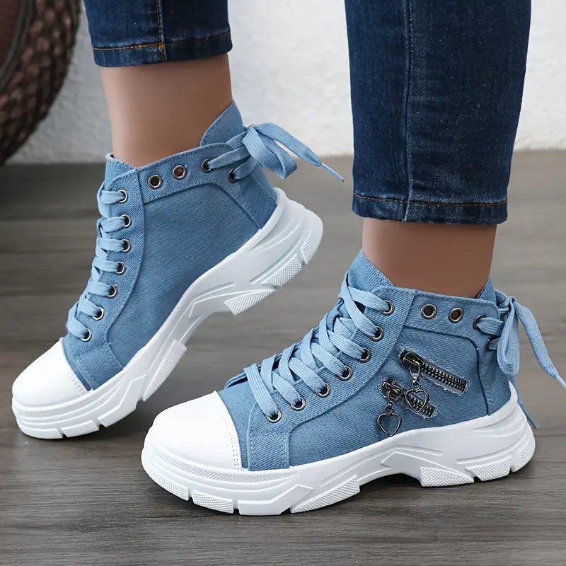 Velavie Denim High-Tops – The Belfaire